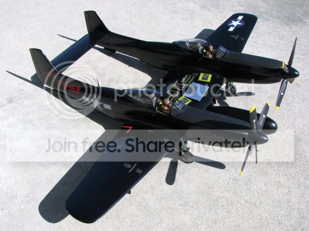 The Dark Side of the Twin Mustang - Ready for Inspection - Large Scale ...