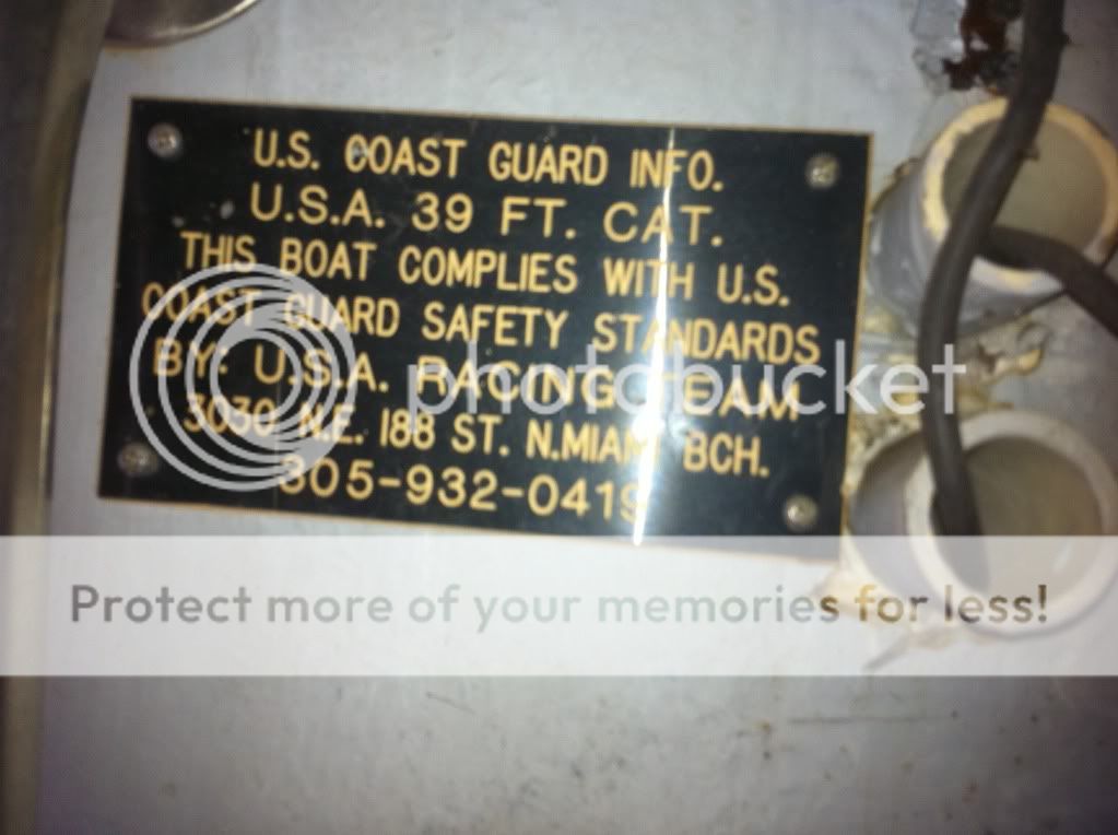 aronow 39 blue thunder hull and aluminum trailer - Offshoreonly.com