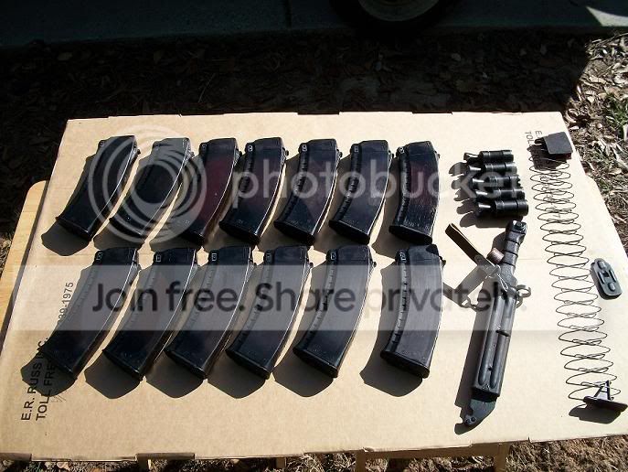 Russian Izhmash Plum mags, Plum Bayonet, Tula Krink Brakes | AK Rifles
