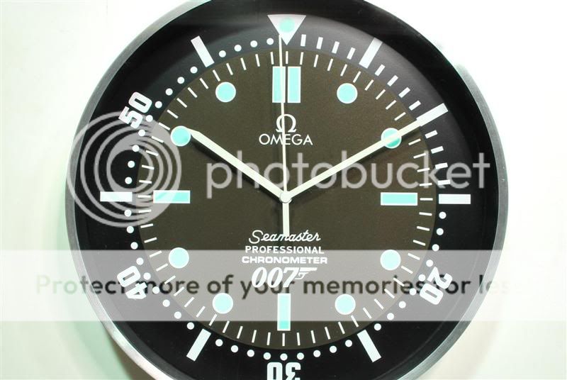 Omega Wall Clock Seamaster James Bond 007 Photo by vintagearticle ...